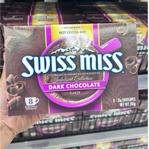 Swiss Miss Dark Chocolate Indulgent Collection Hot Cocoa Mix 8count