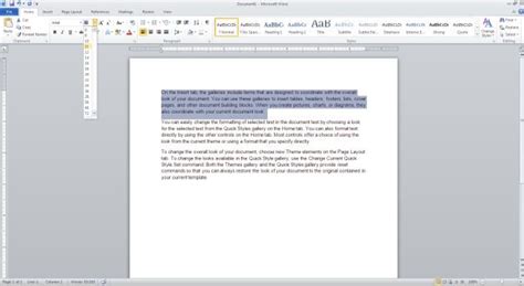Change The Font Size In Word