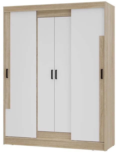 Купить Шкаф купе Смарт ШКК 06 Дуб сонома Белый Bts в Минске