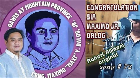 Congratulation Sir Maximo Jr Dalog Robert Allidem Youtube