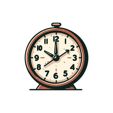 Free Black And White Clock Clipart Template To Edit Online