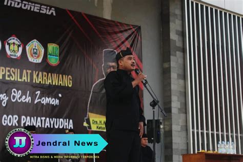 Kegiatan Running Fun Bersama Pesilat Karawang Bertema Budaya Tidak