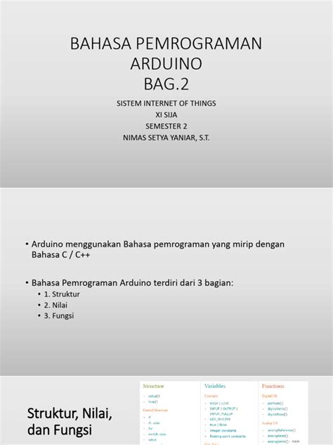 Dasar Dasar Bahasa Arduino Bag2 Pdf