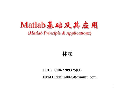 Matlab简介word文档在线阅读与下载无忧文档