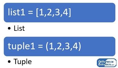 Difference Between List And Tuple List Vs Tuple