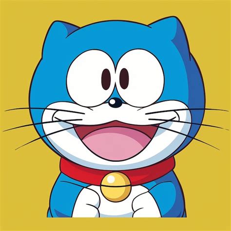 Doraemon Illustration Icon Cartoon Graphics Premium Ai Generated Image