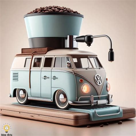 Volkswagen Bus Inspired Coffee Maker Retro Flair For Modern Kitchens