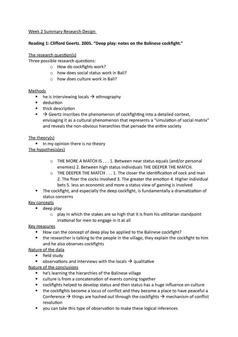 Lecture Week Notes Sps Studocu