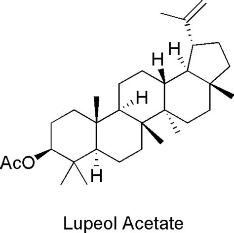 Structure Of The Main Triterpenes Identified In Chrysophyllum Cainito