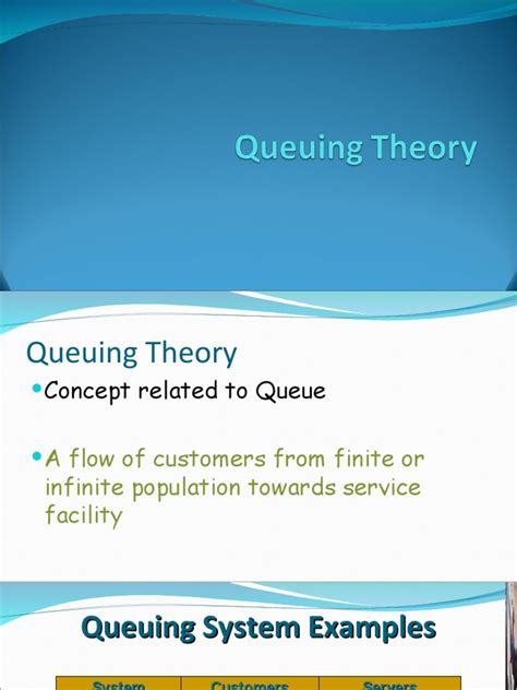 queuing system examples