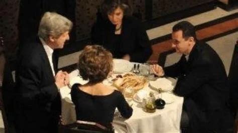 Syria Bashar Al Assad And John Kerry Pictured On Double Date In