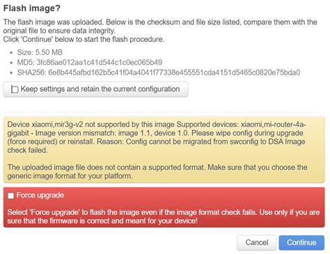 Error Message When I Try To To Update Swconfig To DSA Migration Installing And Using OpenWrt