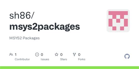 Github Sh Msys Packages Msys Packages