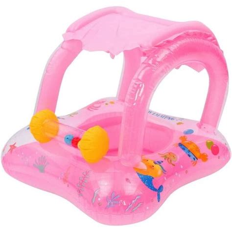 Abcrital Siège De Piscine Gonflable Bébé Enfant Été Type Bateau