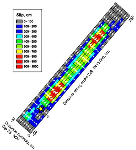 the finite fault model [chen ji 2008] of the wenchuan earthquake