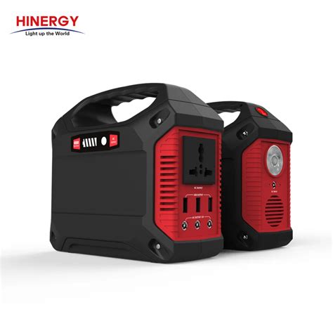 Hinergy 휴대용 발전소 150wh 캠핑 발전기 리튬 전원 공급 장치 Ac 콘센트 Dc 포트 Led 손전등 캠핑 Buy 휴대용 발전기 태양 전체 집 220v
