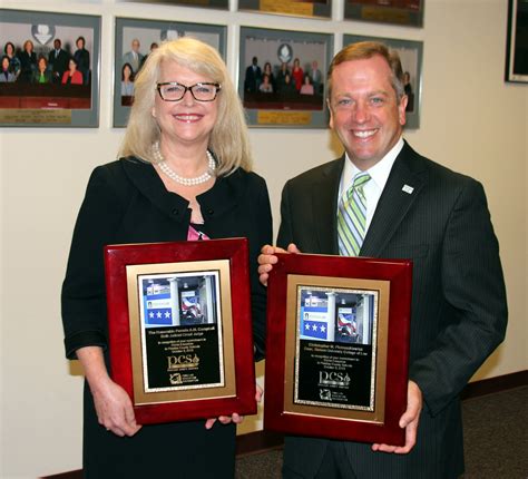 Dean Christopher Pietruszkiewicz And Judge Pamela Campbell Honored By