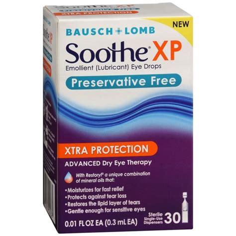 03ml Soothe Xp Xtra Protection Preservative Free Emollient Lubricant