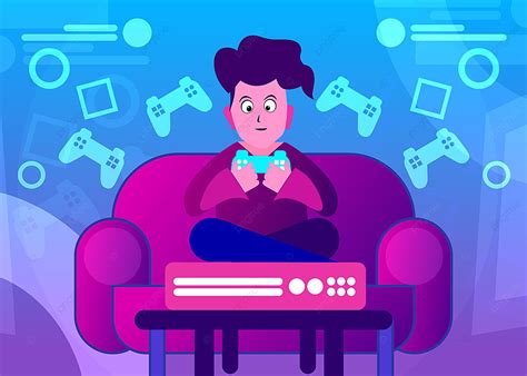 온라인 게임을 하는 프로 게이머 초상화 배경 게임하기 게임 온라인 게이머 배경 일러스트 및 사진 무료 다운로드 Pngtree