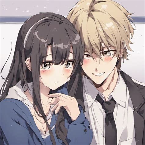 Girl Blushing With Boy