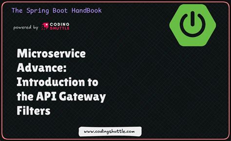 Microservice Advance Introduction To The Api Gateway Filters Coding