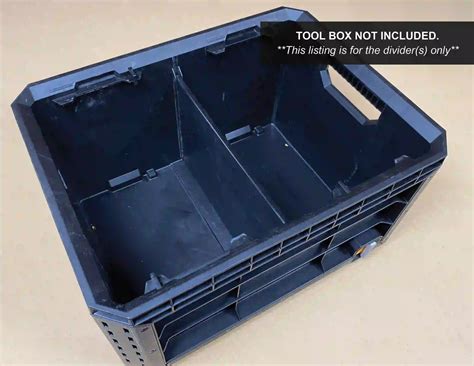 divider for toughbuilt stacktech crate tool box tools case not inclu