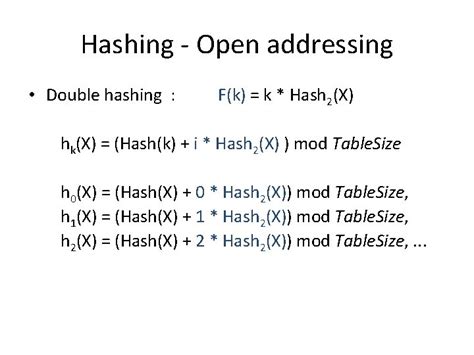 Hash In C Robbie Csci 2100 A Data