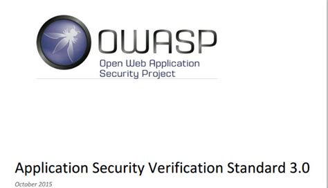 Owasp Asvs Version 3 0 Is Out