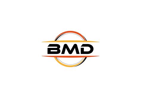 Bmd Letter Royalty Ellipse Shape Logo Bmd Brush Art Logo Bmd Logo For A Company Business And