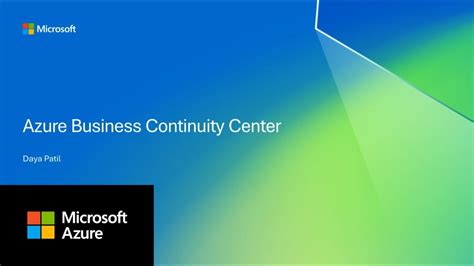 capabilities in azure business continuity center youtube