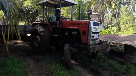 ට්‍රැක්ටර් එක එරුණා ගන්න විදිහ බලන්නම වටිනවා 🚜 Youtube