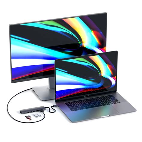 Satechi Slim Multiport With Ethernet Usb C Hub Adapter 1usb C 2usb A