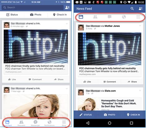 Gui Design Most Efficient Mobile Ui For Double Navigation User