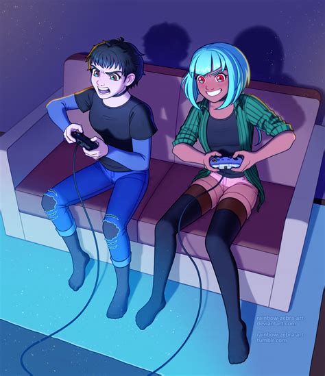 Commission Game Night By Soundwave3591 On Deviantart