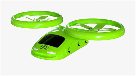 3d Model Hover Car 3 Taxi Turbosquid 2096085