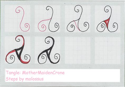 My Tangle Pattern MotherMaidenCrone