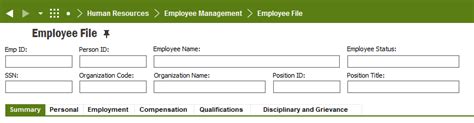 Employee File Ifs Community