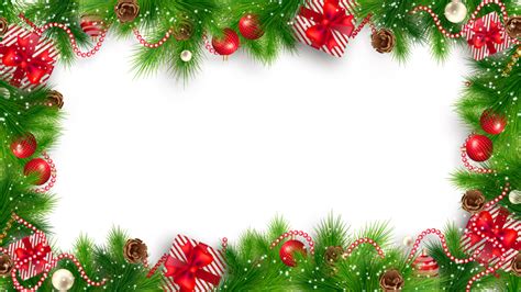 Christmas Decoration Border Border Christmas Decoration Frame PNG