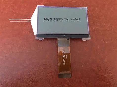 Stn 12864 DOT Matrix Cog LCD With Yellow Green Backlight Custom LCD Display And Stn LCD