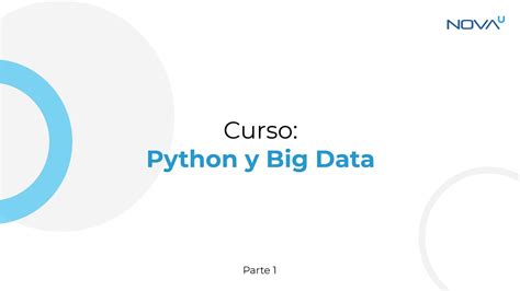 Curso De Python And Big Data Clase 2 Youtube