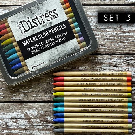Distress Watercolor Pencils Tim Holtz