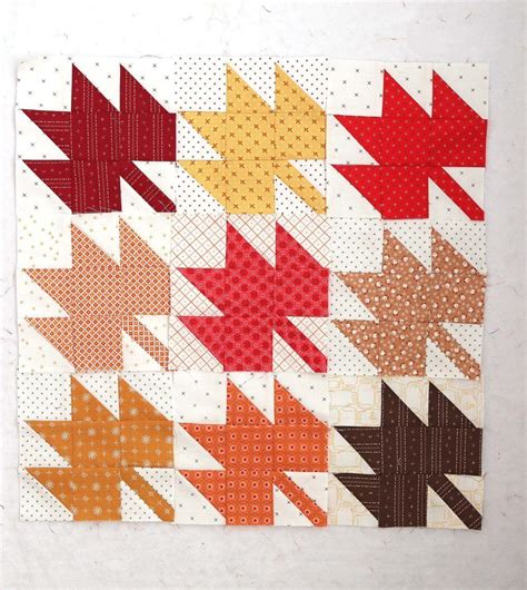 Free Printable Maple Leaf Quilt Pattern Printable Templates