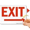 Directional Exit Signs With Arrows