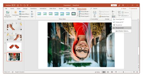 How To Flip A Photo In Powerpoint Step By Step Guide