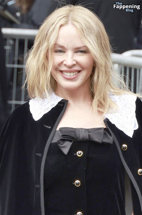 Kylie Minogue Looks Sexy In Black Pantyhose At The Miu Miu Show In Paris 90 Photos Onlyfans