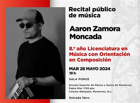 Aaron Zamora Moncada Recital Público De Música Inba Instituto