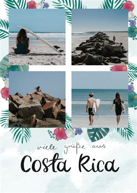 Viele grüße aus Costa Rica Urlaubsgrüße und Sprüche Echte