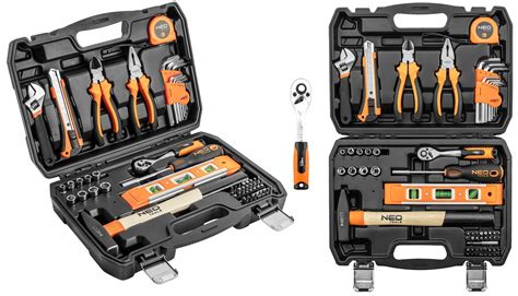 NEO TOOLS Zestaw narzędzi SZT KLUCZE MIX MIARA WKRĘTAKI BITY za zł z