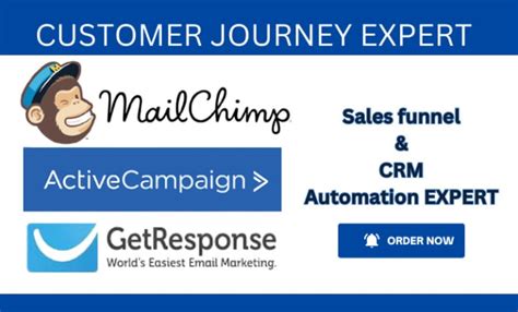Design Mailchimp Activecampaign Getresponse Landing Page Automation By