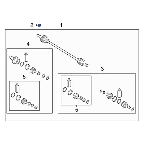 Kia OE 495514T000 - CV Joint Nut